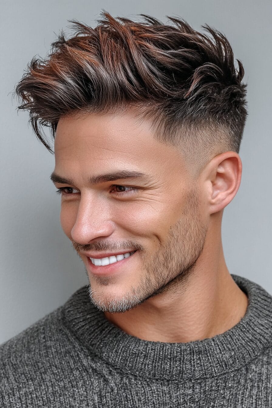 Men's Haircuts For Square Faces That Look Sharp - 2025